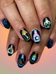 23 Wickedly Chic Witch Nails to Cast a Spell on Halloween | Kbeauty ...