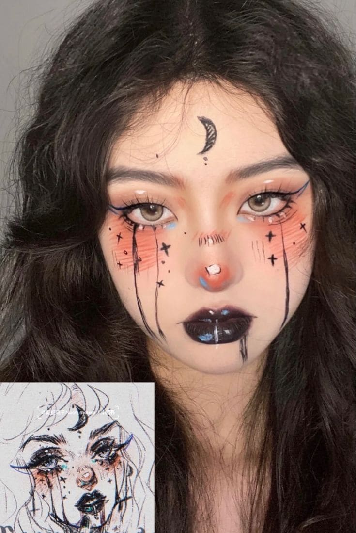 25 Epic Witch Makeup Ideas That Will Cast a Spell on Everyone | Kbeauty ...